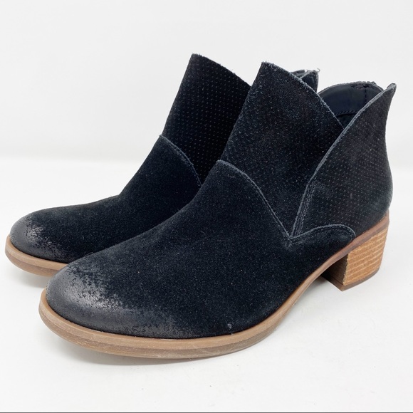 Kork-Ease | Shoes | New Korks Black Suede Leather Maldon Ankle Booties ...